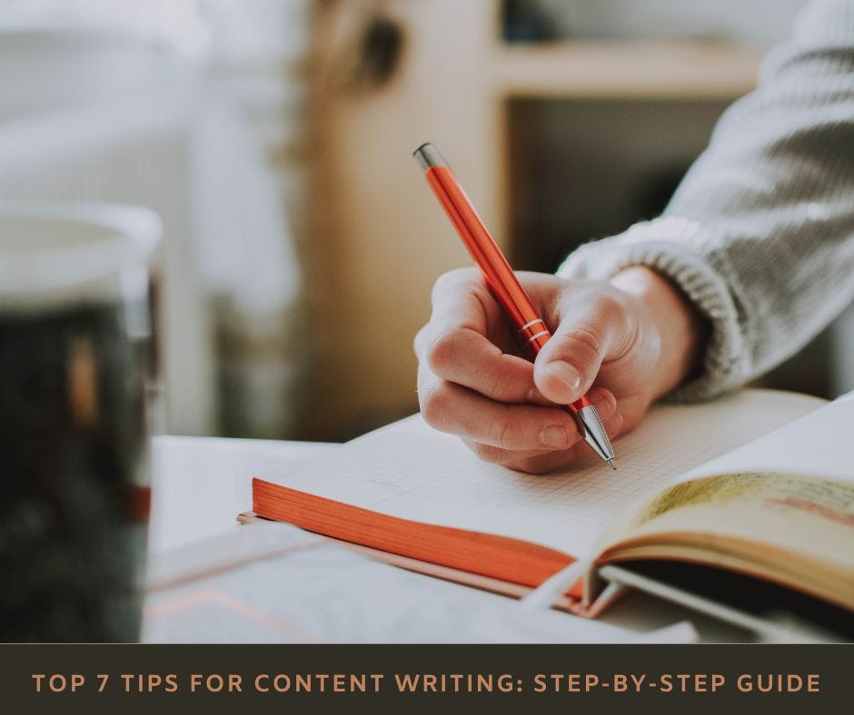 Top 7 Tips for Content Writing: Step-by-Step Guide | Medium