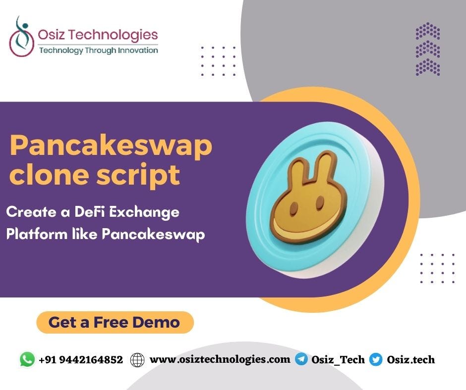 pancakPancakeSwap Clone Script: Build Your Own Decentralized Exchange ...