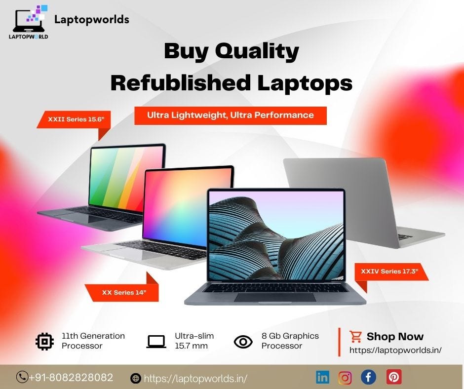 Exploring the Benefits of Second-Hand Laptops and Refurbished Laptops ...