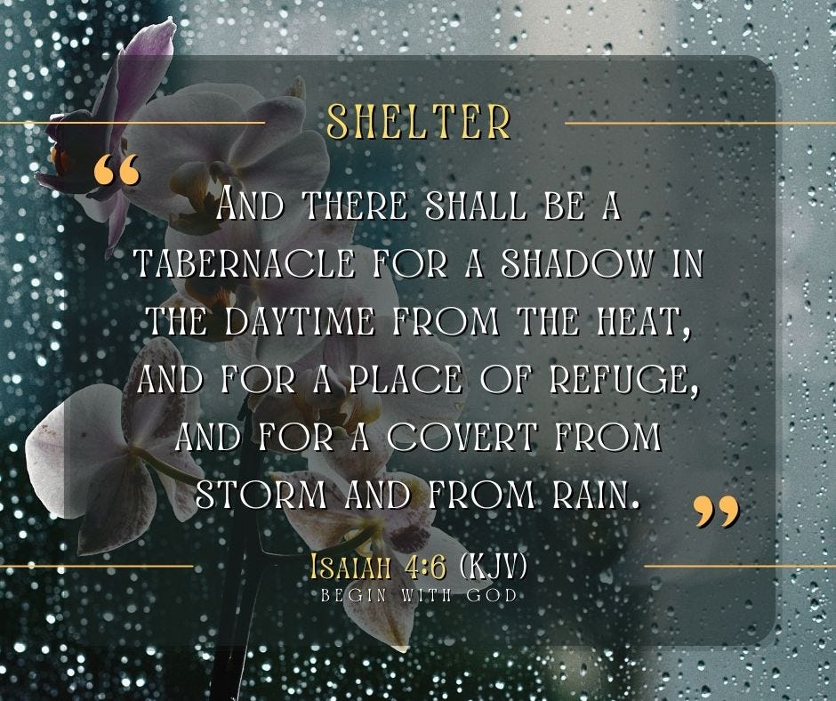 A Shelter In The Time Of Storm. “God’s shelter, we find His amazing ...