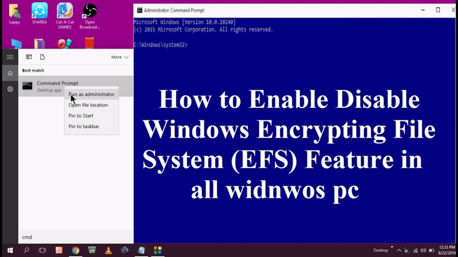 How To Enable And Disable Windows Encrypting File System Efs And Encrypt Your Files By Wise