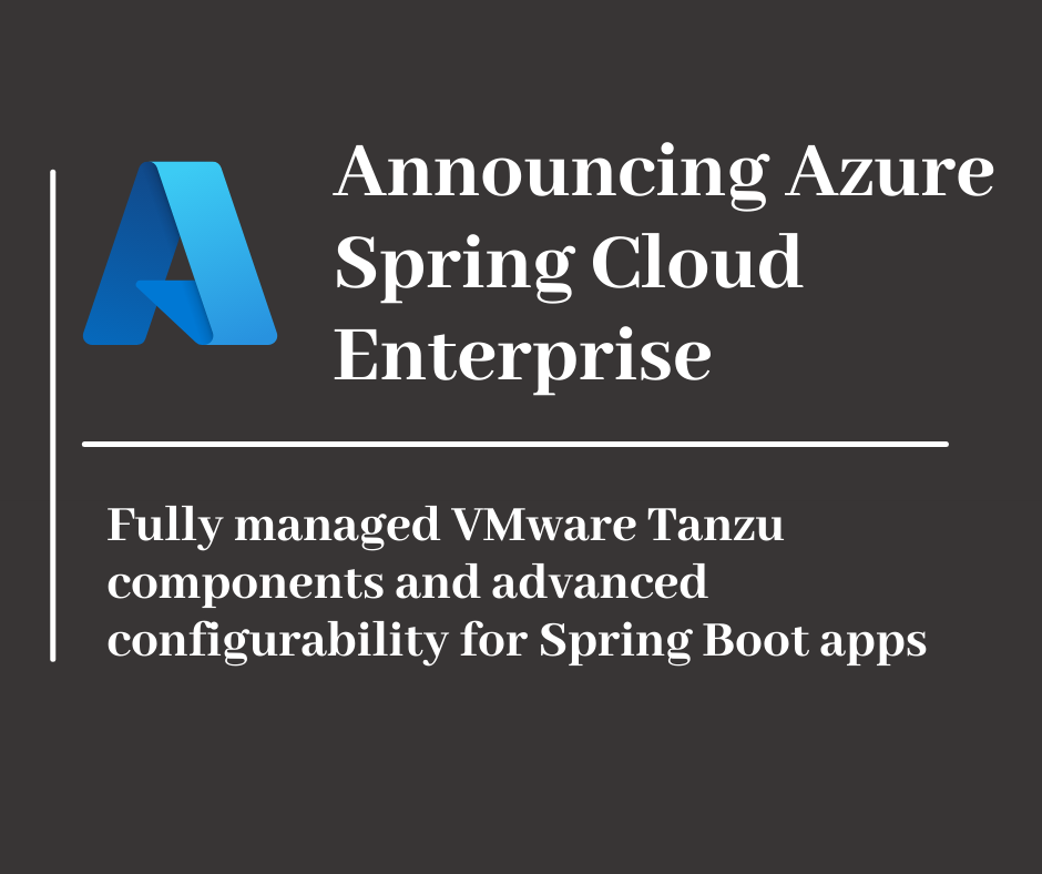 Announcing Azure Spring Cloud Enterprise - SynapsesAI - Medium