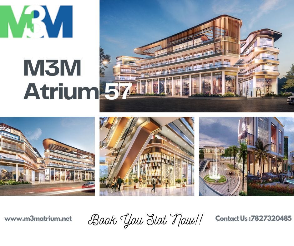 A Glimpse into Gurugram’s Newest High-End Shopping Destination — M3M ...