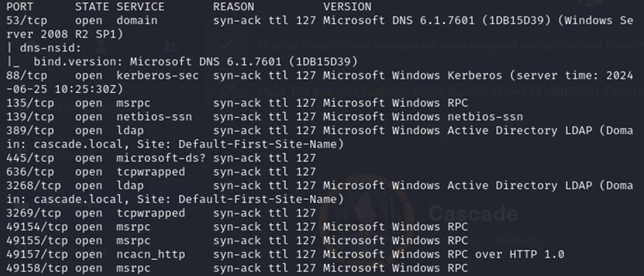 Cascade — Hack the box — OSCP prep | by Isaac Potts | Jul, 2024 | Medium