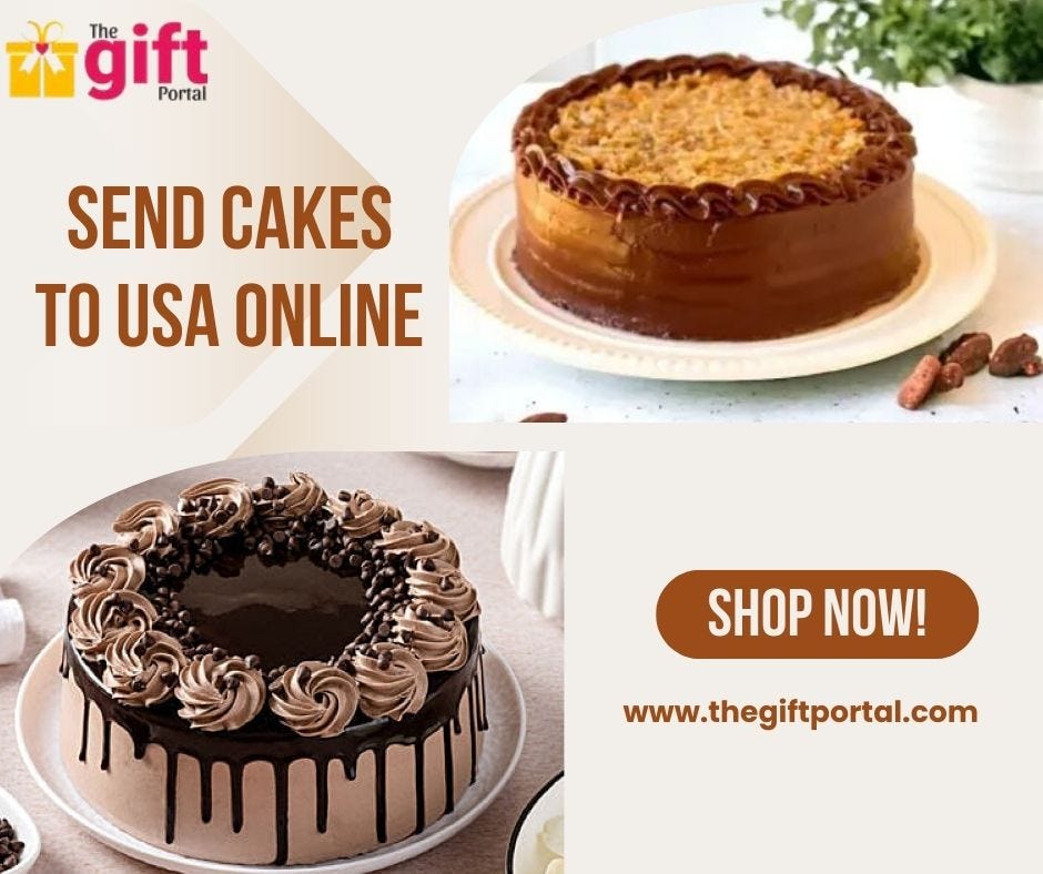 Send Cakes to USA Online for any Special Day from TheGiftPortal ...