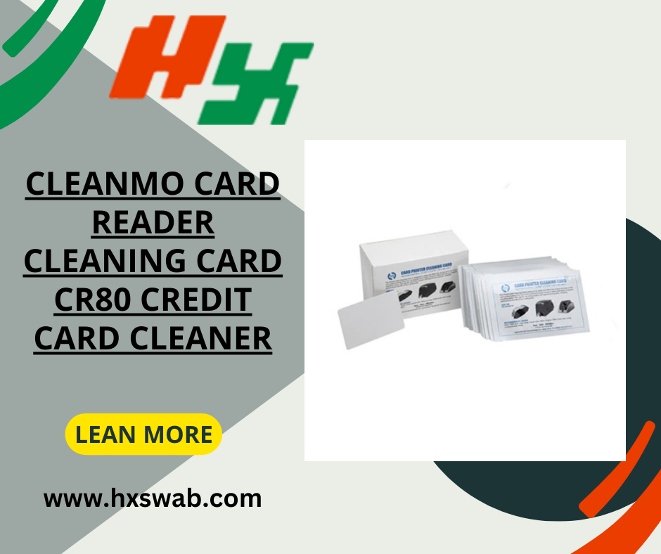 Efficient Cleaning Solution: Cleanmo CR80 Credit Card Reader Cleaning ...