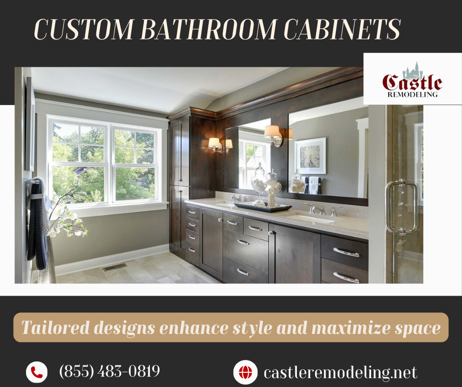 Optimize Elegance: Custom Bathroom Cabinets for Streamlined Storage | by CastleRemodeling | Jul ...