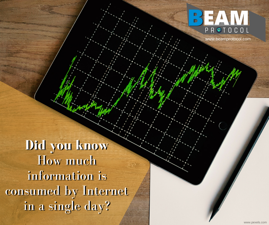 internet. In one day, enough information is… | by Beam Protocol | Medium