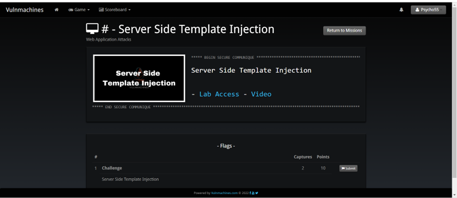 Server Side Template Injection write-up vulnmachines | by Vulnmachines ...