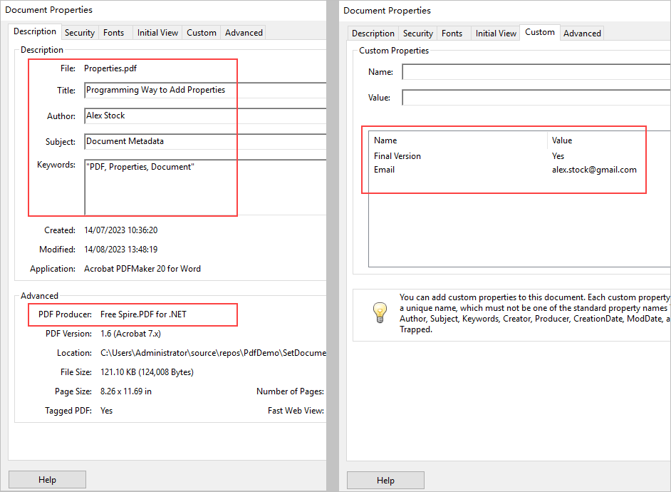 C#/VB.NET - How to Set or Get PDF Metadata | by Alexander | Medium