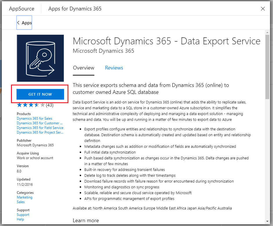 Dynamics 365 Data Export Service. Tüm detaylarıyla Dynamics 365 CE Online… | by Dynamics 365 ...