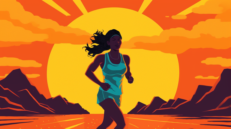 Jogging In The Heat