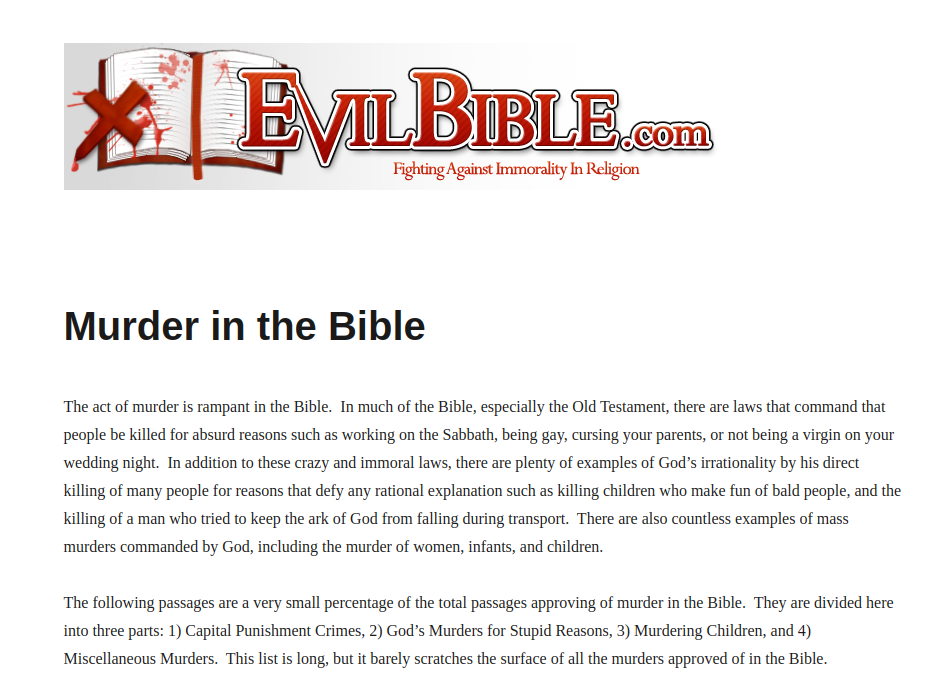 Murder in the Bible (Nuances). A Comprehensive Exploration of the… | by ...