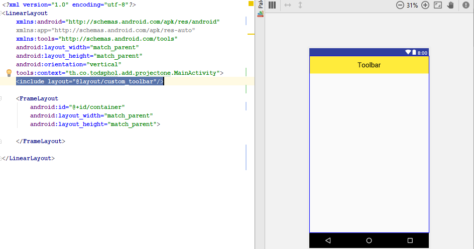 Android Custom Toolbar. คับ วันนี้ผมจะมาทำการสร้าง Toolbar ของ… | by Todsphol Wonhchomphu | Medium