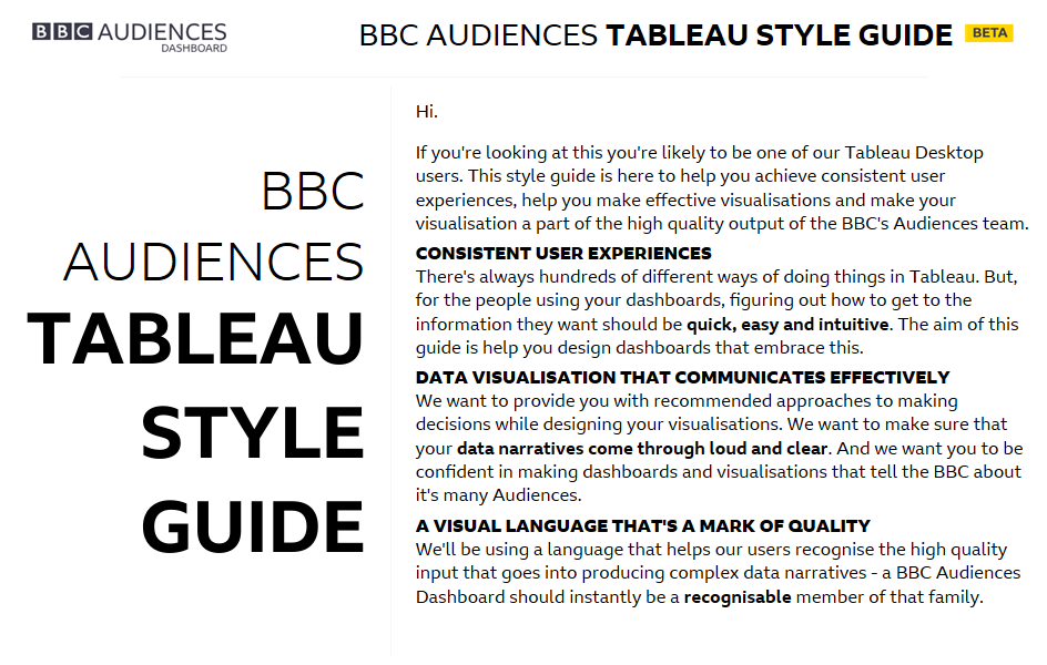 How we made the BBC Audiences Tableau Style Guide | by Jovan Lekovic ...