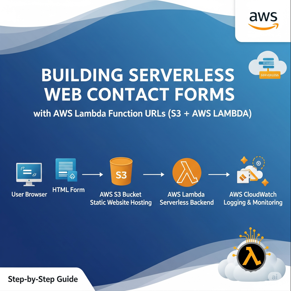 Build a Serverless Contact Form with HTML, AWS S3 & Lambda Function URLs | by Amran Hossain ...