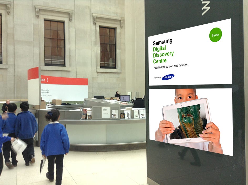 British Museum digital screens. Designing for the public screens in the ...