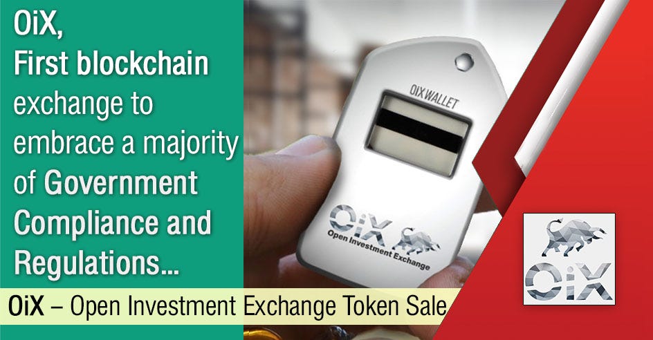 OiX — Open Investment Exchange Token Sale | by Sinha Santos | Medium
