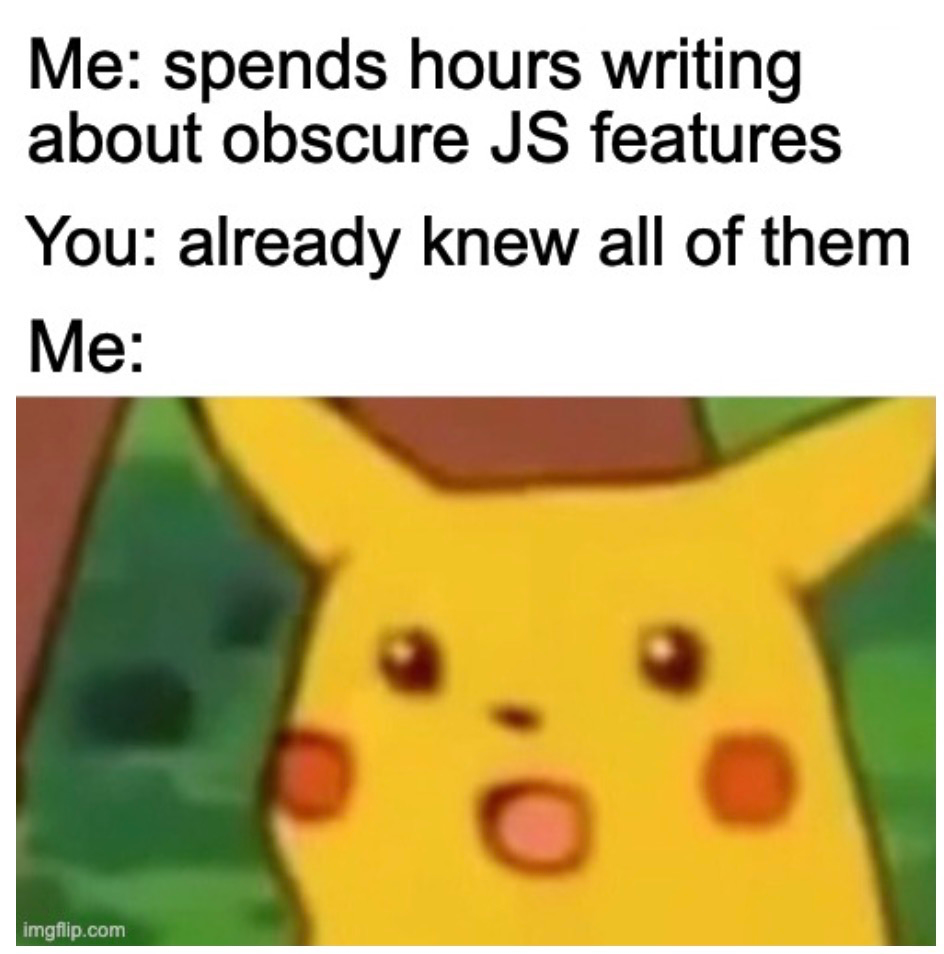 5 JavaScript features you (probably) haven’t used | by Peterkwkwan ...