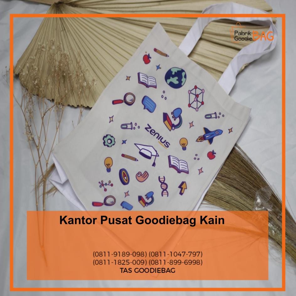 Kantor Pusat Goodiebag Kain - Grosir Goodie Bag Kain - Medium