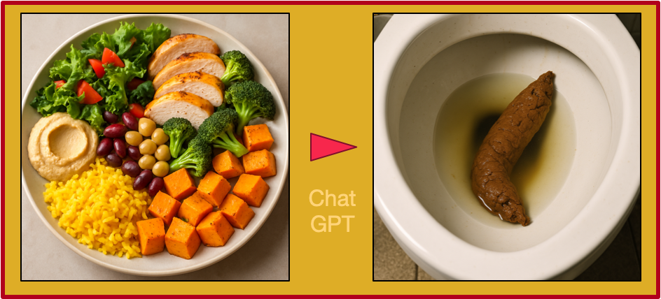 Turning Food Into Shit. The ironic transformation that keeps… | by OMY ...