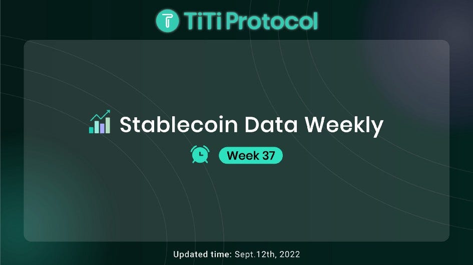 Data TiTi Stablecoin Mingguan (minggu 37, 2022) | by sthoje.eth | Medium