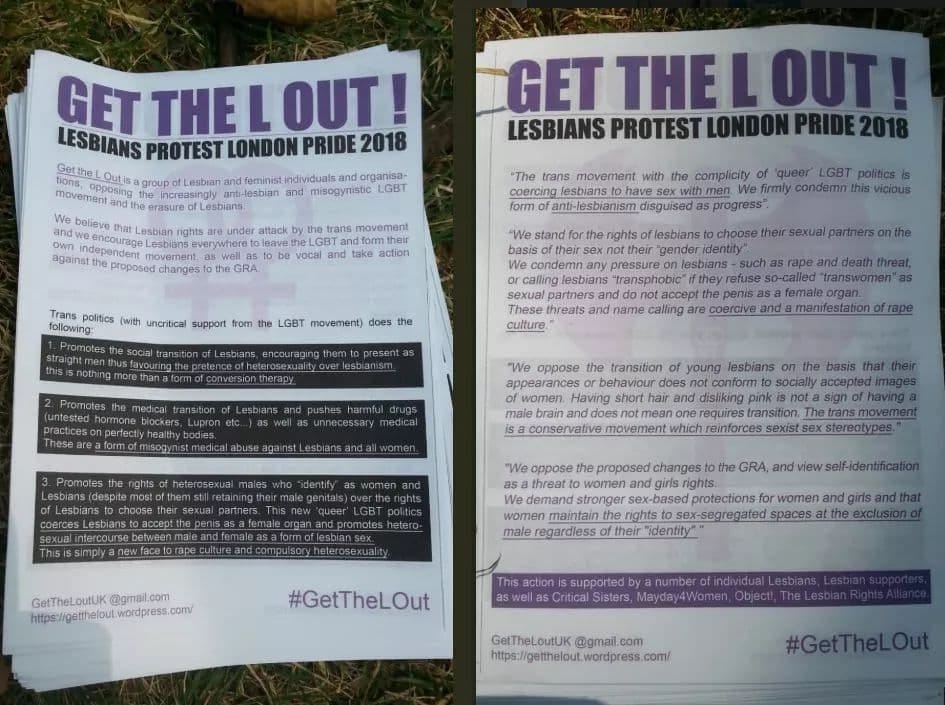 The ‘Get The L Out’ movement and the gender wars atmosphere | by ...