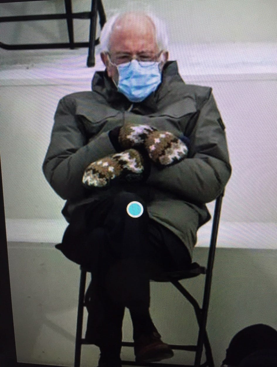 Bernie Sanders And His Mittens Are Famous | by Floyd Mori ...