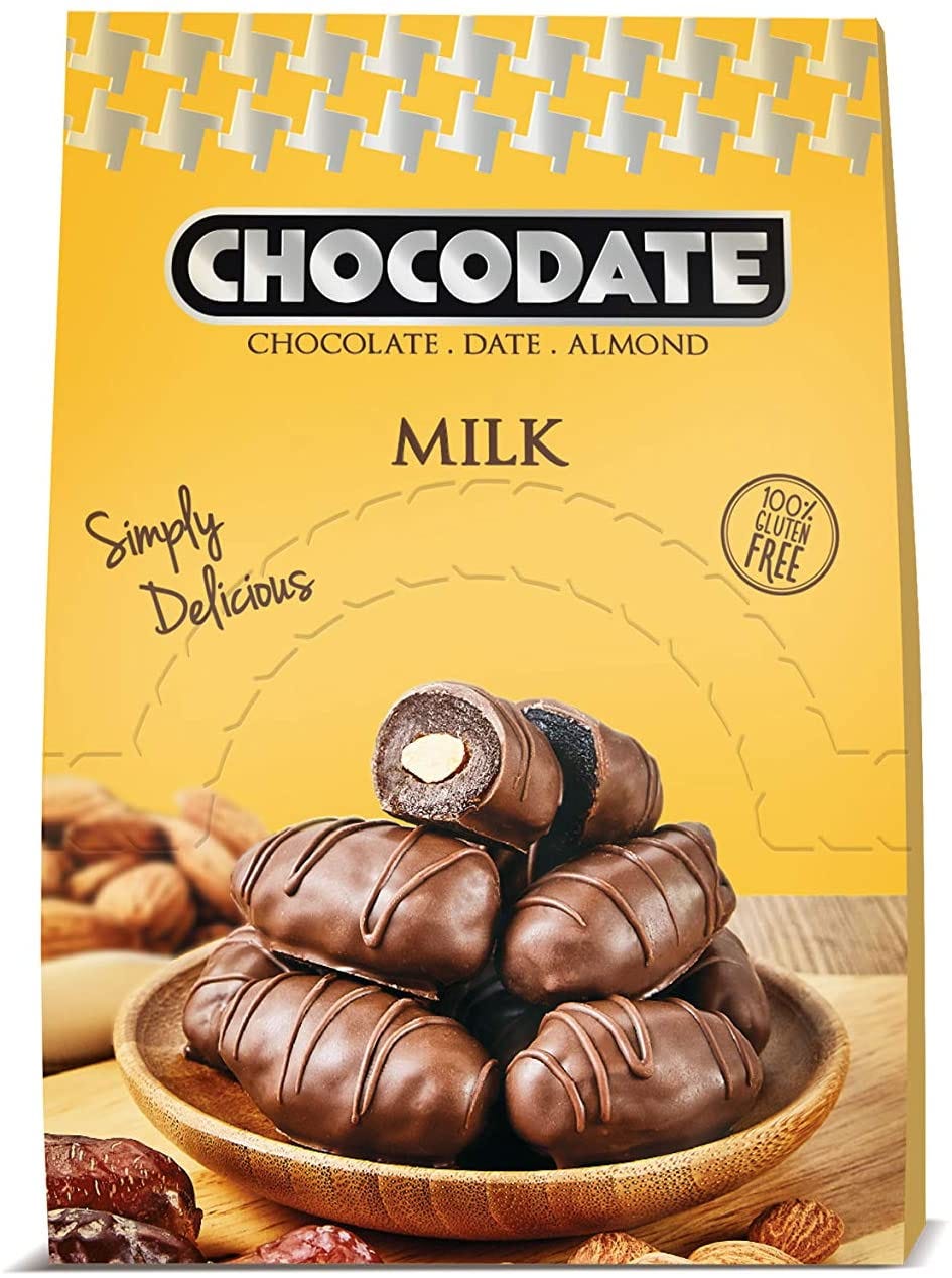 Chocodate Milk- 33gm, Rich Silky Chocolate, Roasted Almonds, Velvety ...
