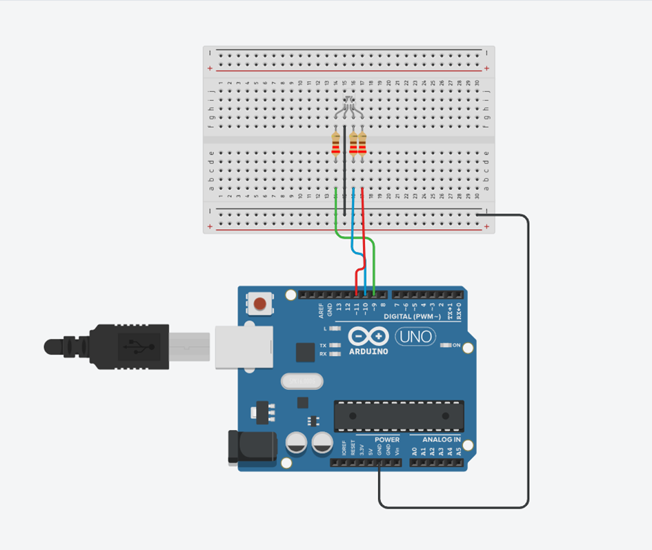 Tinkercad Arduino Projeleri. Rgb led uygulaması | by Sena | Medium