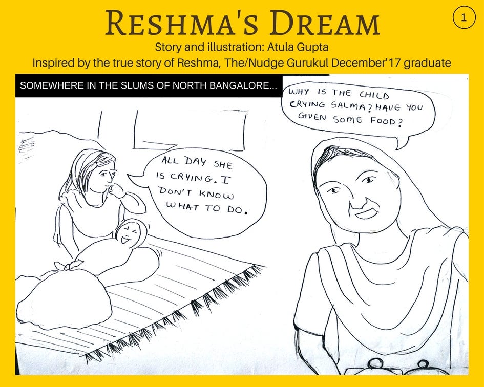 Reshma’s Dream. Illustrated true stories of… | by Atula Gupta | Medium