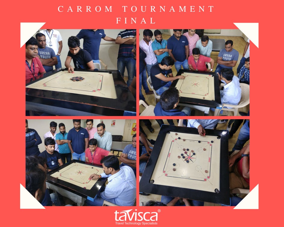 Tavisca’s Carrom Tournament 2018. Just play. Have fun. Enjoy the game ...