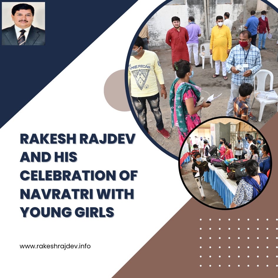 Rakesh Rajdev And His Celebration Of Navratri With Young Girls - Rakesh ...