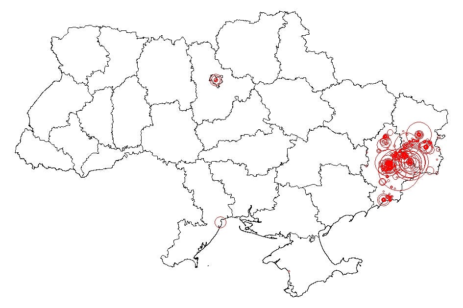 Analyzing the War in Ukraine Using R | by Vatrushka | Towards Data Science