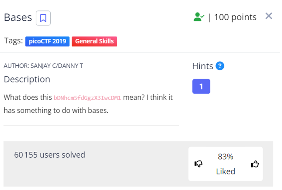 The CTF “Bases” on PicoCTF. Introduction | by THEFULKOM TECH | Medium