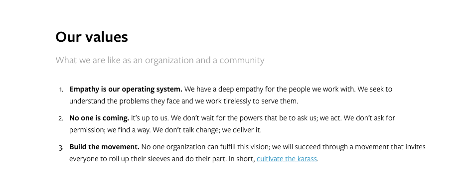 Writing our principles and values, together, part 2: policy | by ...