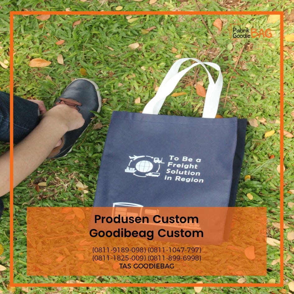 Produsen Custom Goodiebag Custom - Toko Kain Goody Bag Polos - Medium