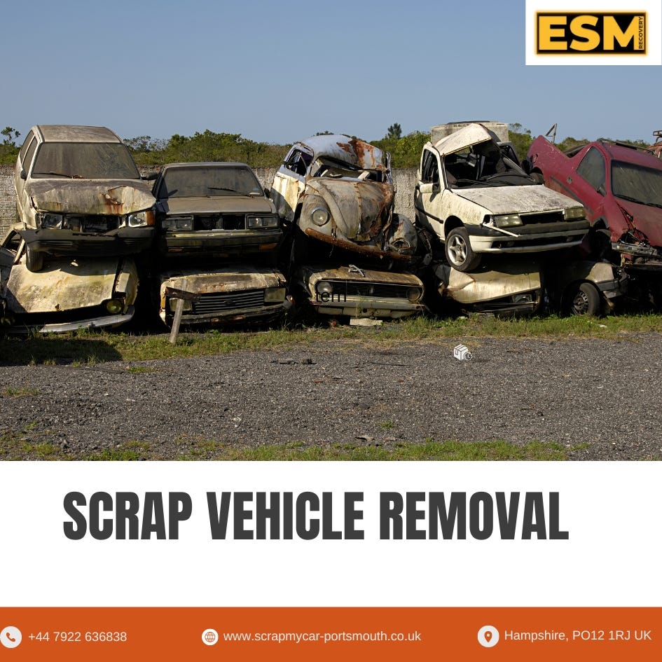 Scrap Vehicle Removal in Portsmouth, UK - Esm Recovery - Medium