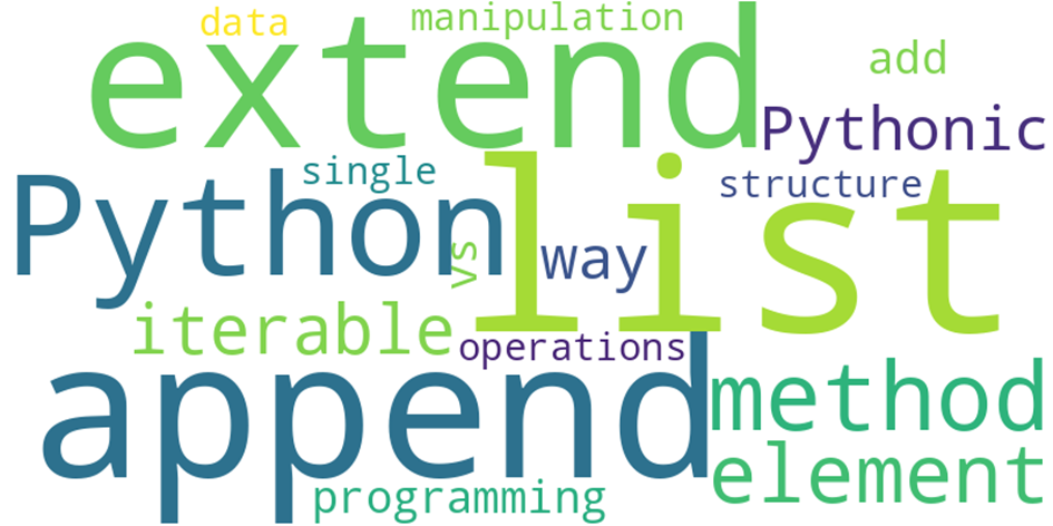 “APPEND VS EXTEND: PYTHON LİSTELERİNDE DOĞRU SEÇİMİ YAPMAK” | by Duygu ...