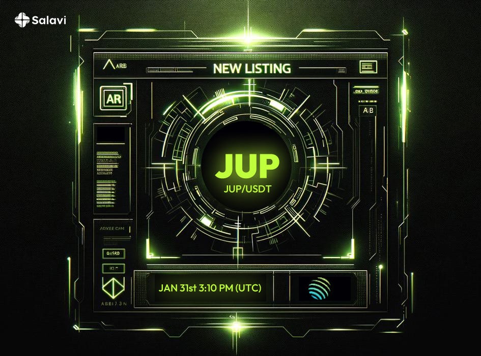 JUP Will Be Listed on Salavi on 31 January. | by Salavi_Exchange | Jan, 2024 | Medium