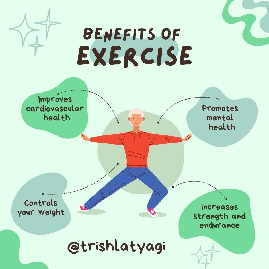 Regular Exercise Improves Physical and Mental Well-Being | by trishla ...
