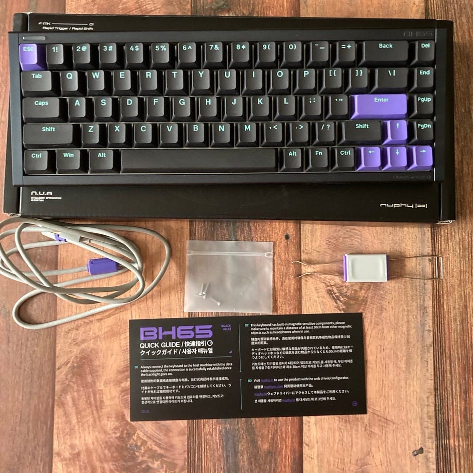 Nuphy BH65 - Airman - Periview