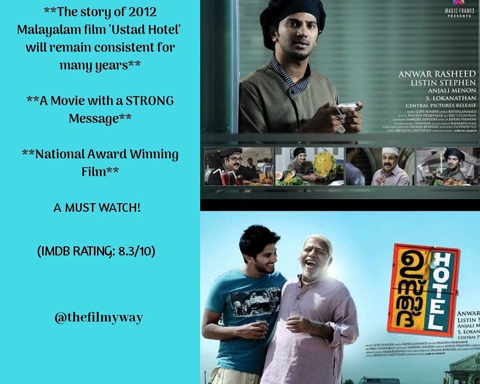 The Ultimate Purpose of Life. Ft. Anwar Rasheed’s “Ustad Hotel” | by ...