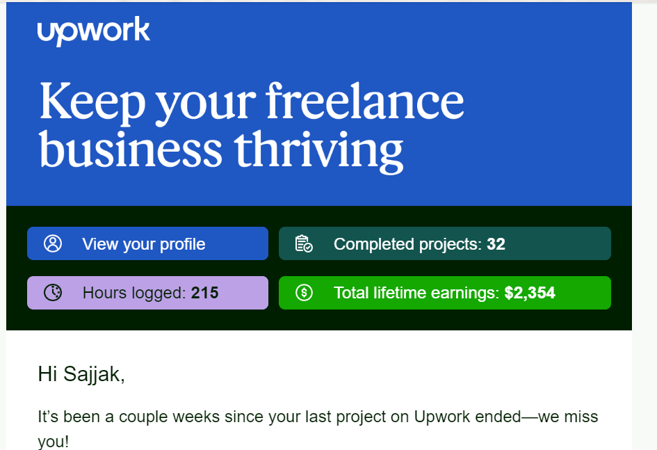 My Upwork profile history - sajjak ali - Medium