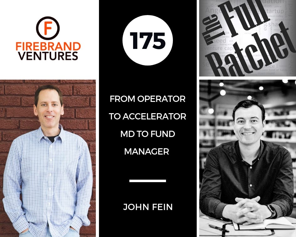 From Operator to Accelerator MD to Fund Manager — Featuring John Fein ...