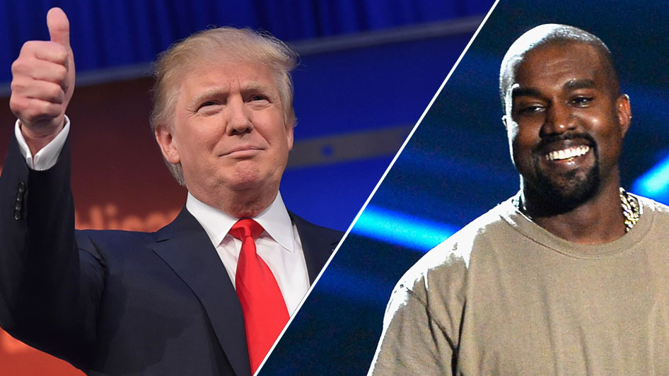Let’s break something together.. Donald Trump picks Kayne West to be ...