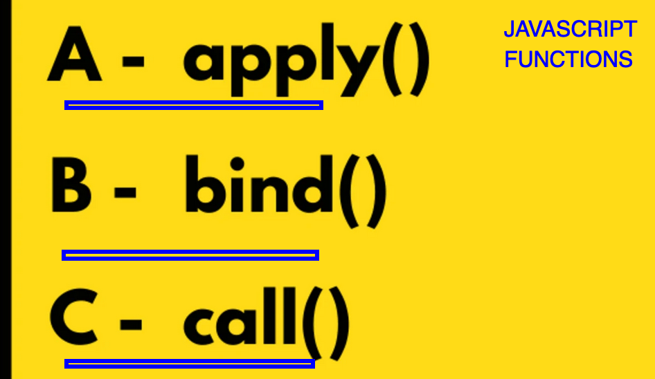 ABC (Apply, Bind, and Call ) in Javascipt | by The Deca Dose | Medium