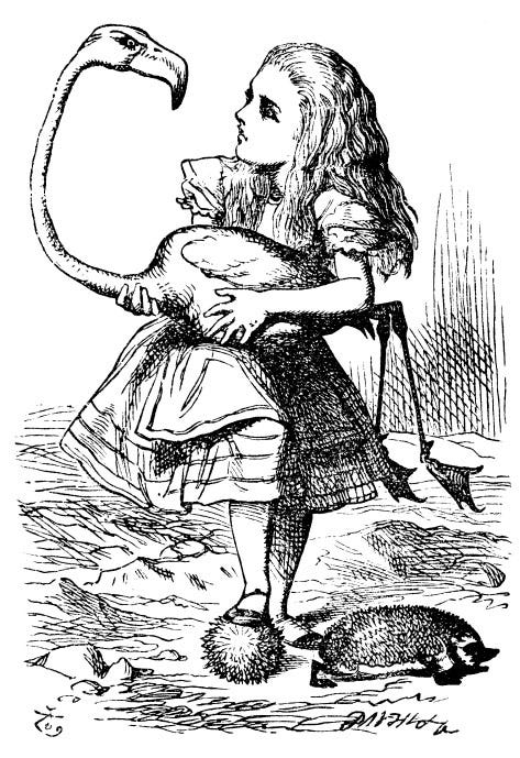 Original Illustrations Alice In Wonderland