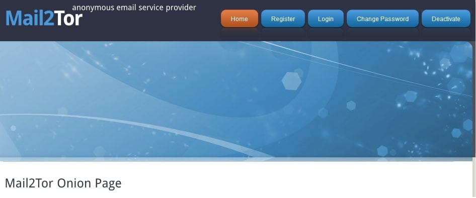 One of the oldest email clients on the TOR network. - Brains Hacking ...
