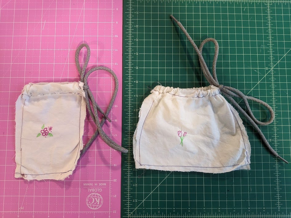 Soft Goods Construction — Drawstring Phone Bag | by Erik Onsager | Medium